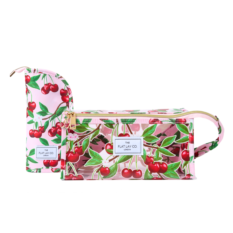 Cherry Print Makeup Bags – The Flat Lay Co.